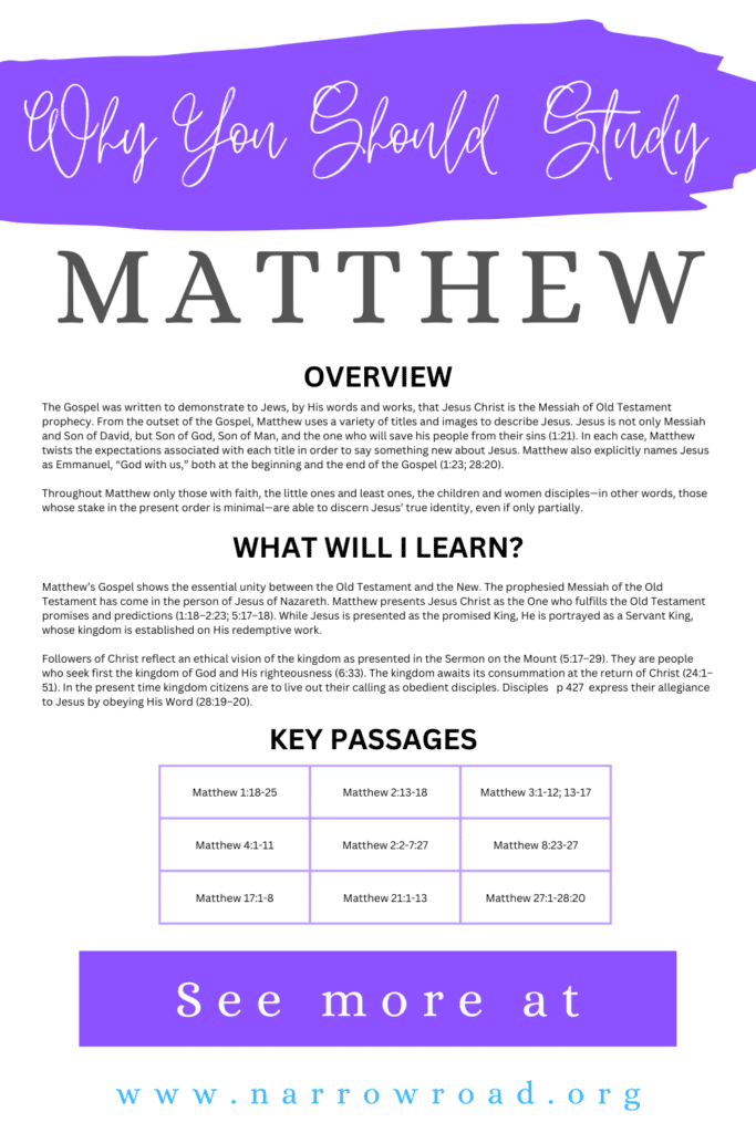 Resources - Welcome to the Narrow Road!